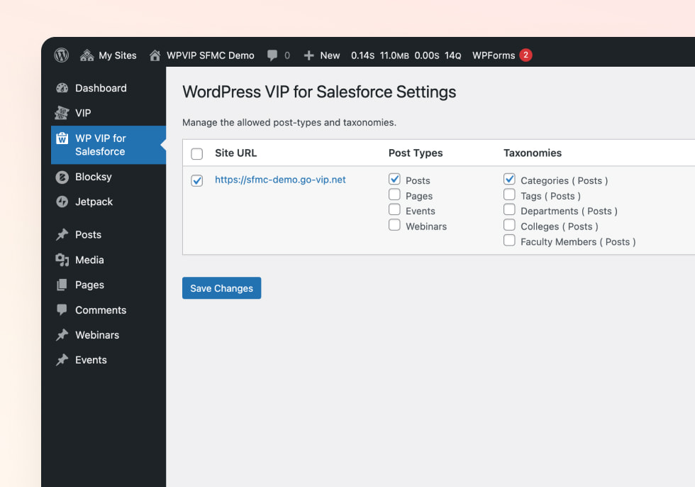 WordPress VIP for Salesforce | WordPress VIP