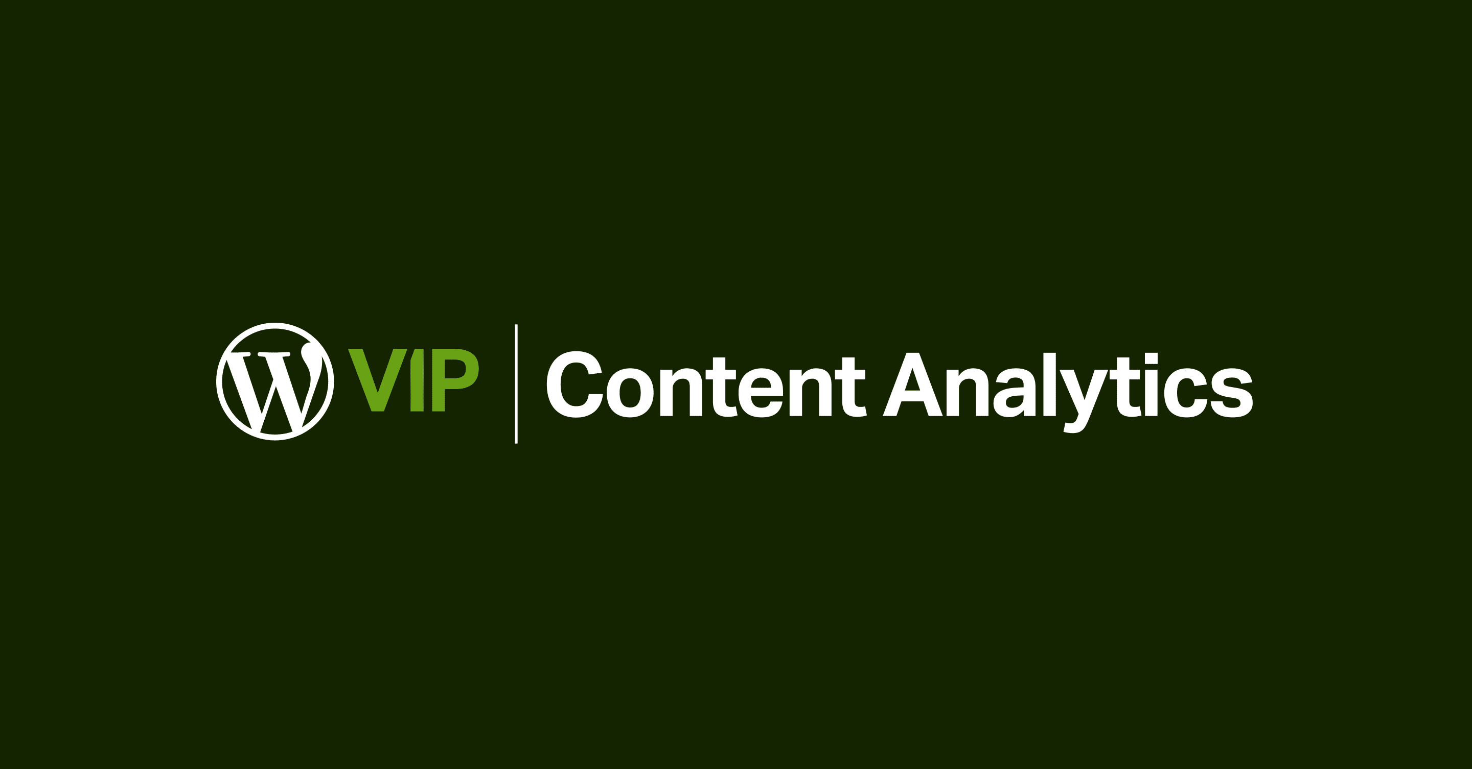Enterprise Content Analytics Software | WordPress VIP